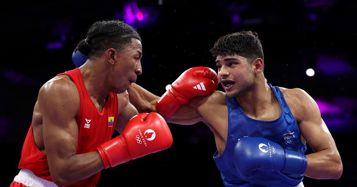 Nishant Dev vs Marco Verde, Paris 2024 Olympics boxing, quarter-finals ...