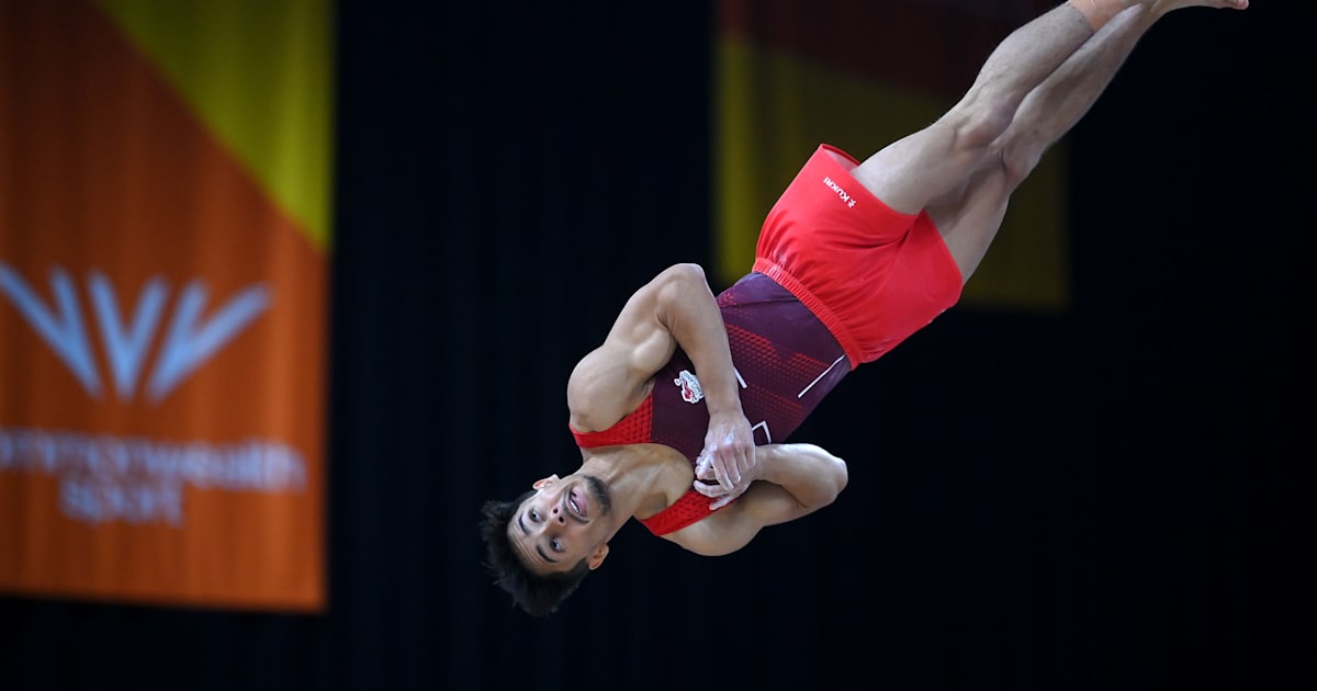 England's Jake Jarman wins men's artistic gymnastics all-around gold at ...