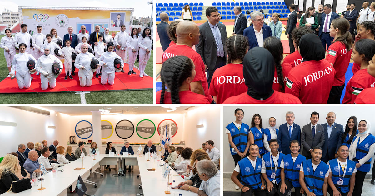 IOC President Bach visits National Olympic Committees of Jordan ...
