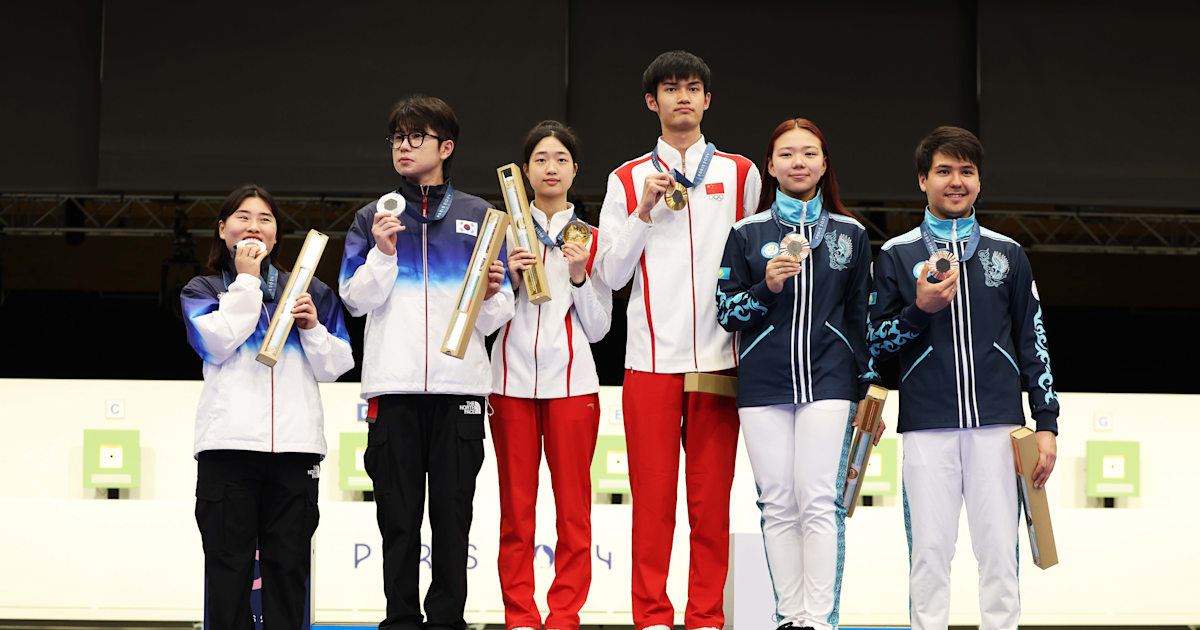 10m Air Rifle Mixed Team Finals | Shooting | Olympic Games Paris 2024
