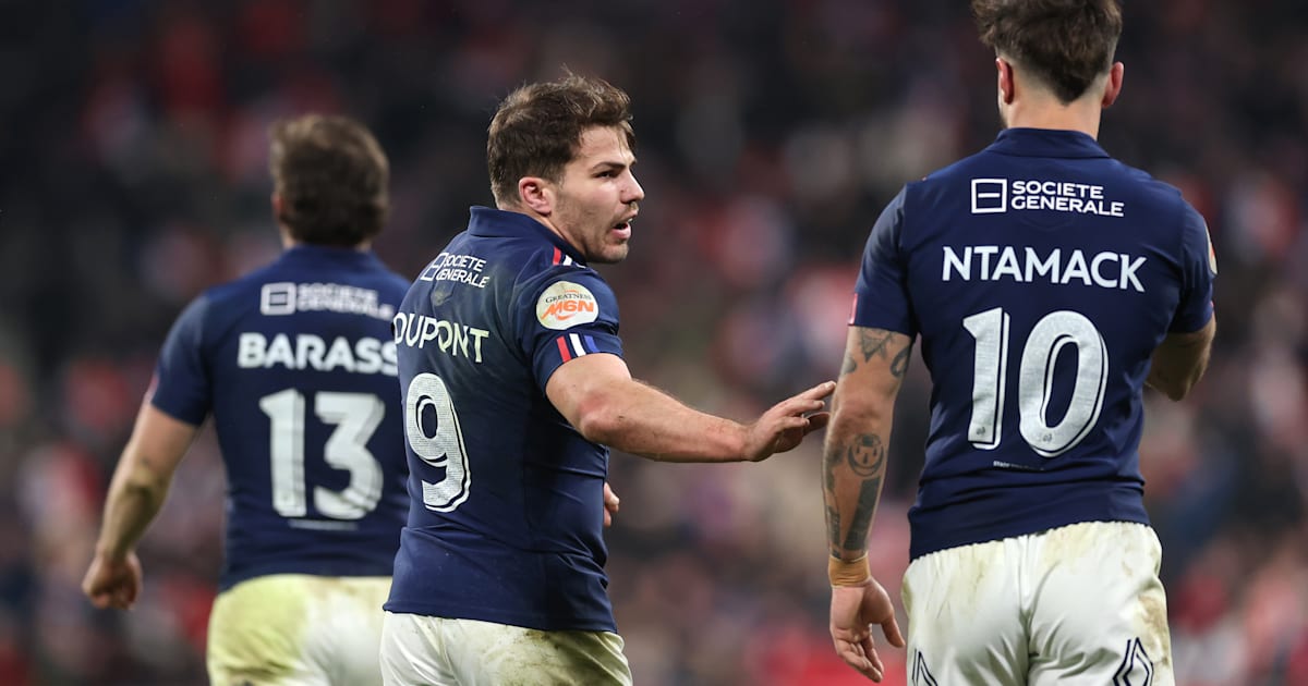 Rugby - Tournoi des 6 Nations 2025 : Composition du XV de France contre l'Irlande avec Ntamack ...