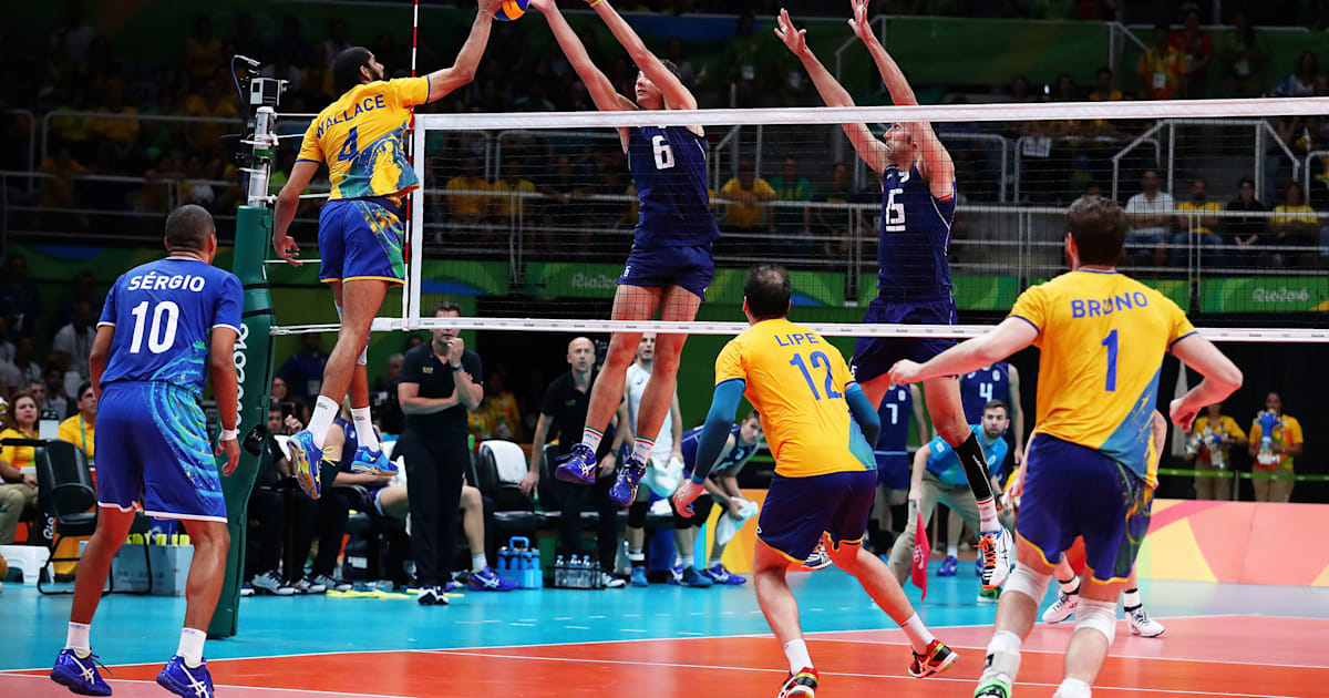 Dream finish as Brazil clinch men s volleyball gold Olympic News