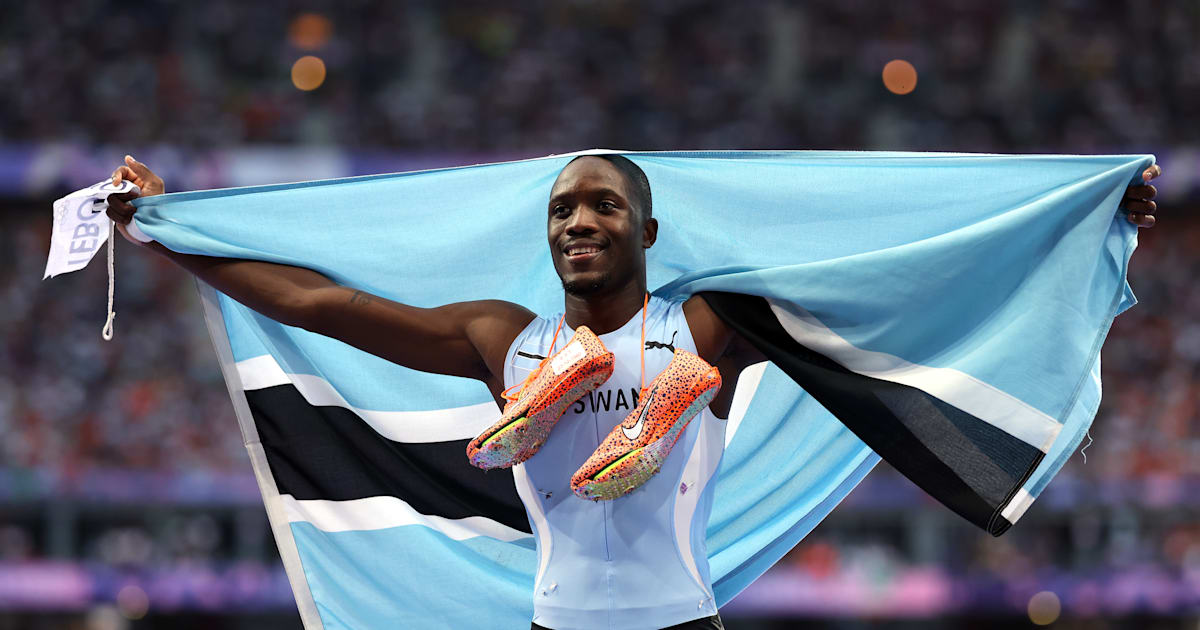 Letsile Tebogo wins men's 200m at Paris 2024 Olympics | Watch video ...