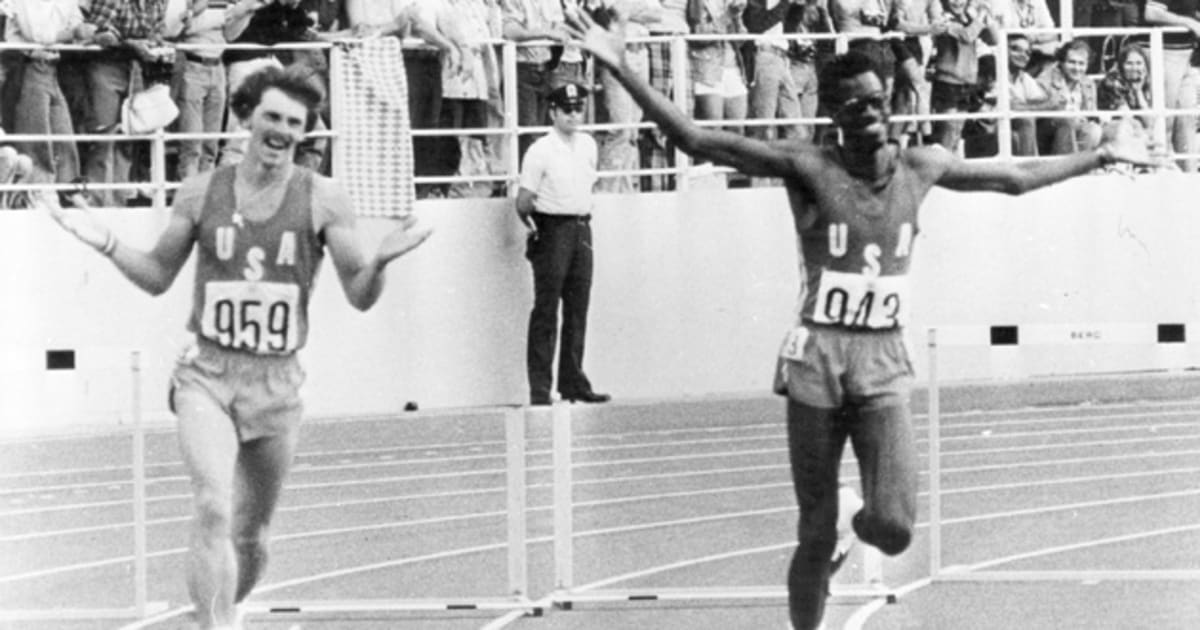 Moses launches epic era with hurdles record - Athletics - Olympic News