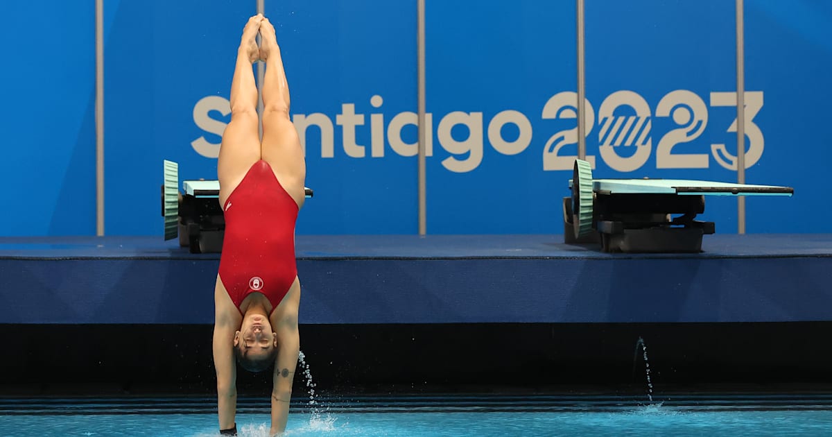 Pamela Ware wins diving women's 3m springboard title at Pan American ...