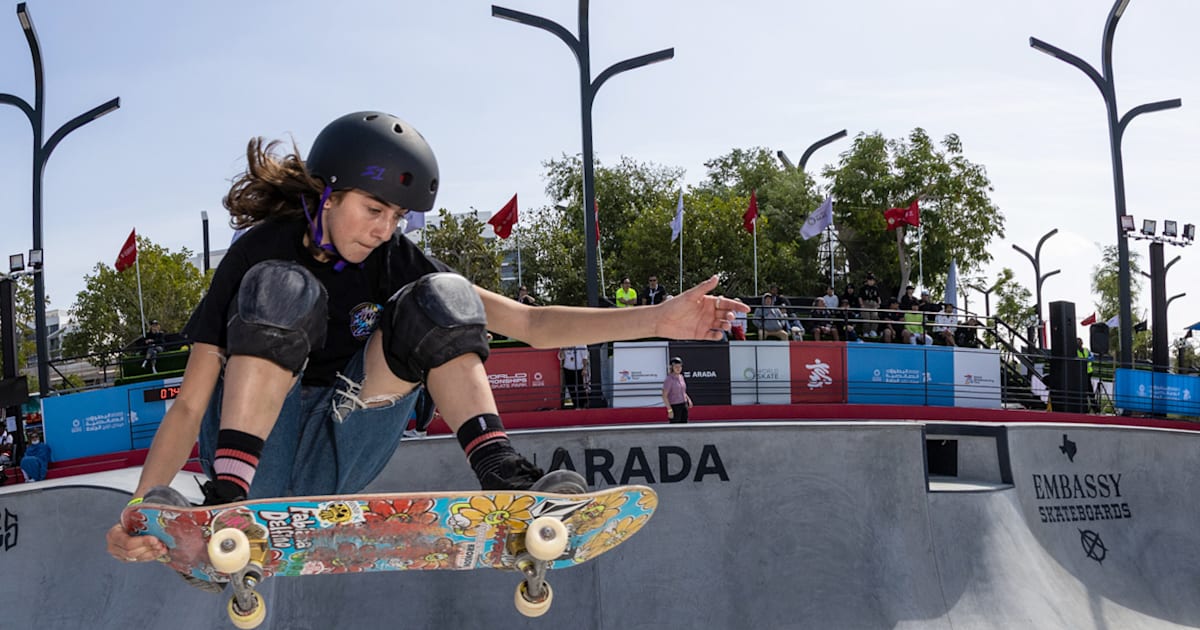 US park skateboarding star Minna Stess keeping it real as she bids for ...