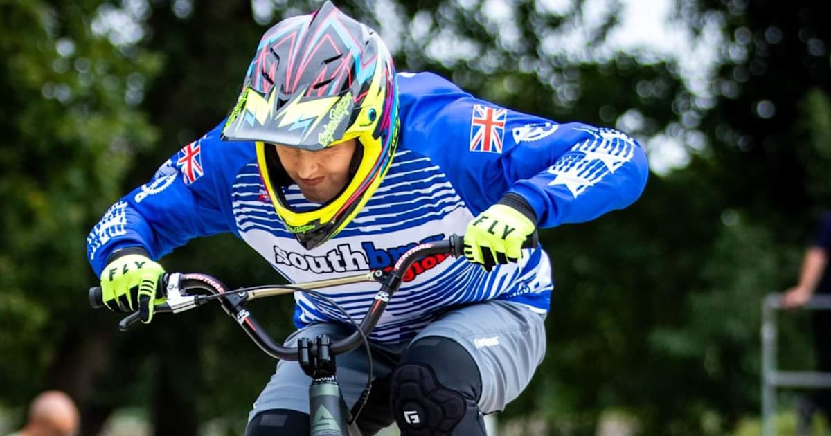 Godmother of British BMX racing makes comeback after 36 years