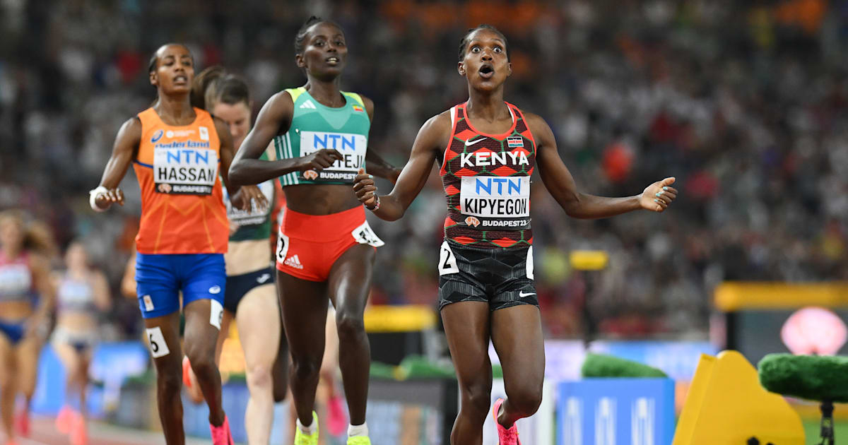 World Athletics Championships 2023: Faith Kipyegon wins women's 1500m ...