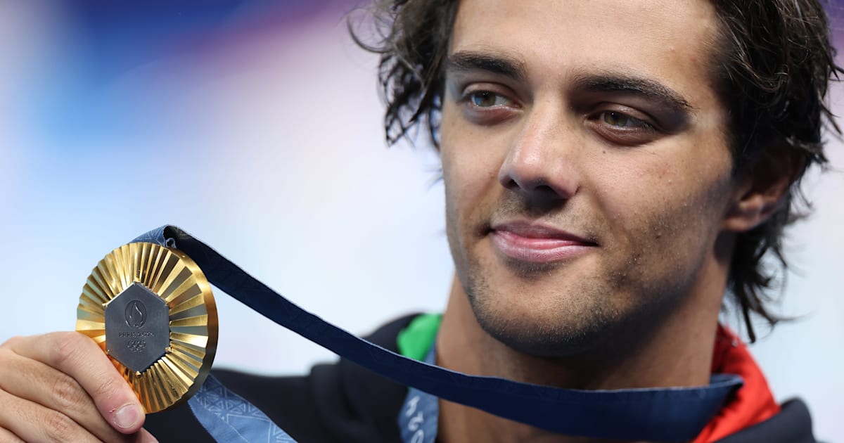 Thomas Ceccon - Men's 100m Backstroke | Gold Medal Highlights | Swimming | Olympic Games Paris 2024