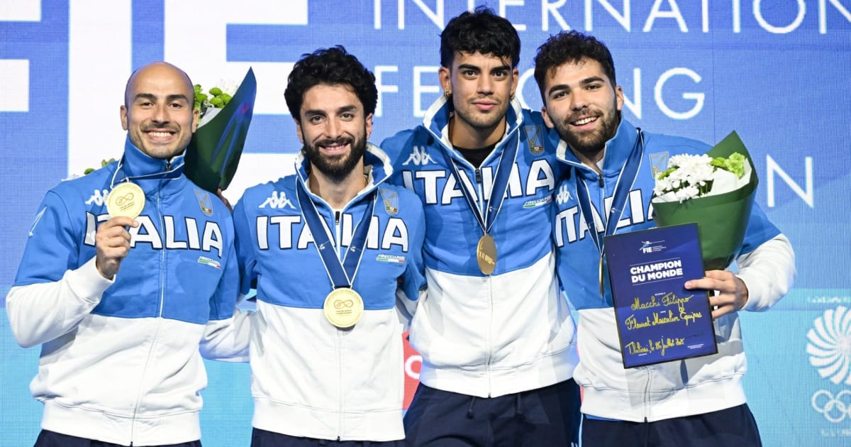 I Fantastici Quattro del fioretto italiano: Tommaso Marini, Filippo ...
