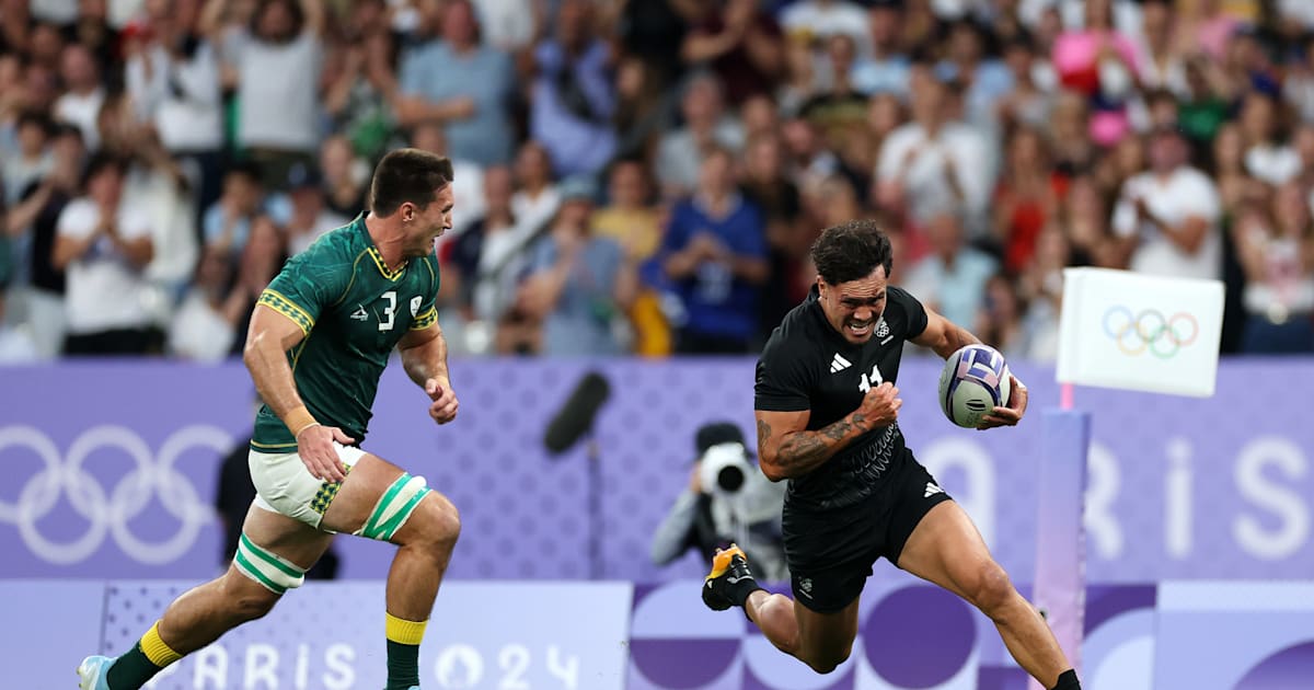 NZL v RSA - Men's Quarter Finals | Rugby Sevens | Olympic Games Paris 2024