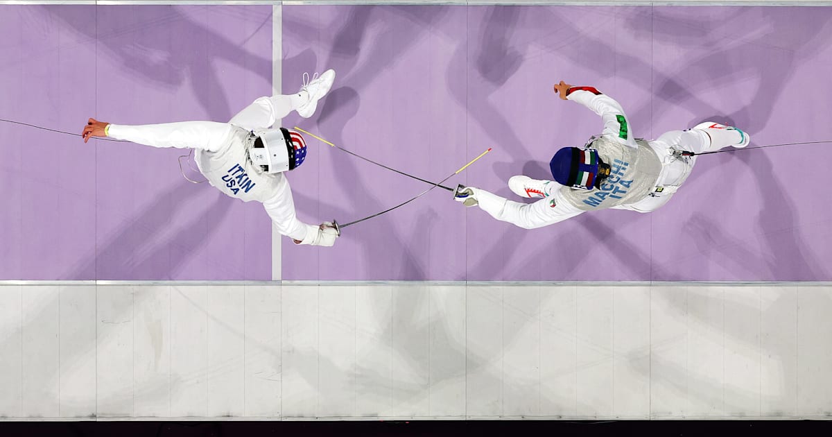 Macchi (ITA) v Itkin (USA) - Men's Foil Individual Semifinal | Fencing ...