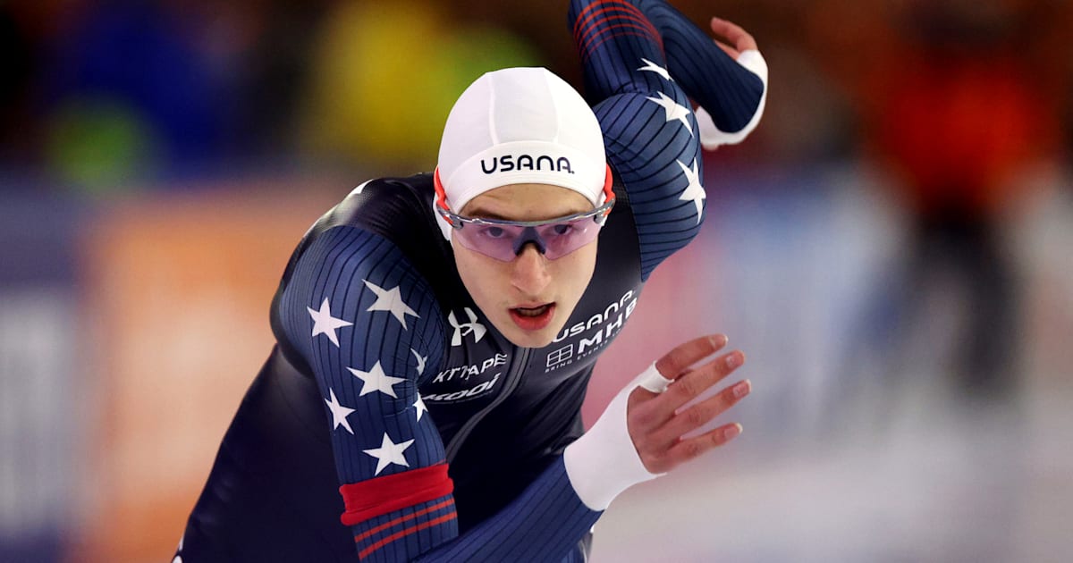 Jordan Stolz ends 2025 World Single Distances Speed Skating ...