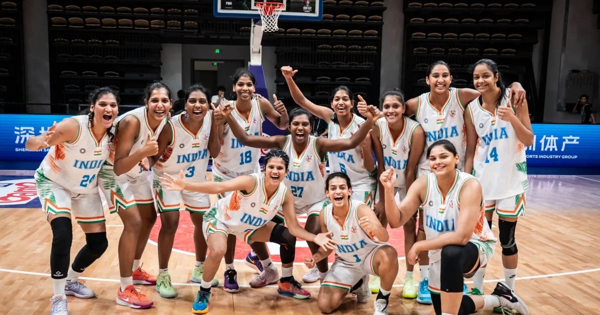 FIBA Women’s Asia Cup 2025 Division B: Indian basketball team beats ...