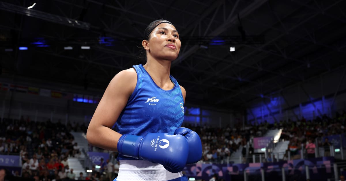 India's Lovlina Borgohain wins Paris 2024 Olympics boxing round of 16 against Norway's Sunniva ...