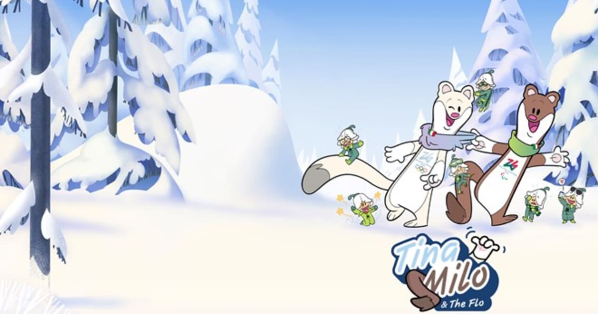 The story of Tina and Milo, the Mascots of the Games