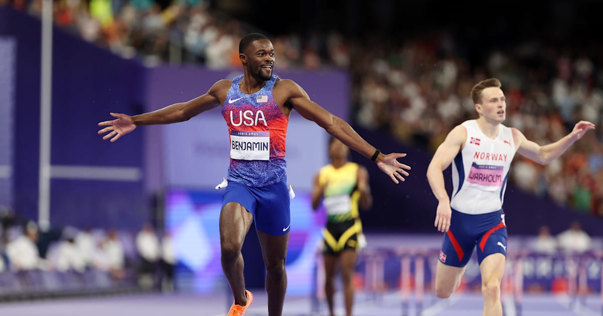 Men's 400m Hurdles Final | Athletics | Olympic Games Paris 2024