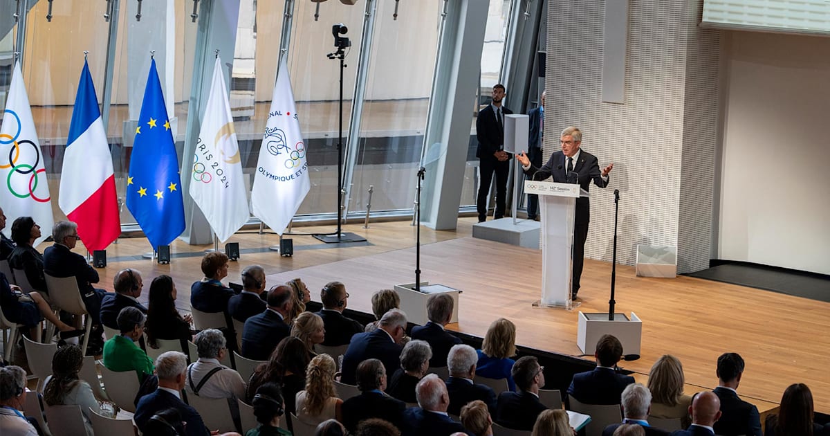 “Our values matter”: IOC President highlights values of sport in a ...