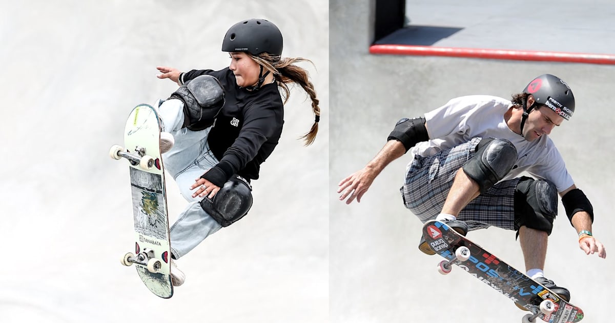 Teens Brown, Tambling, and Macdonald, 50, GB's skateboarders for Paris 2024