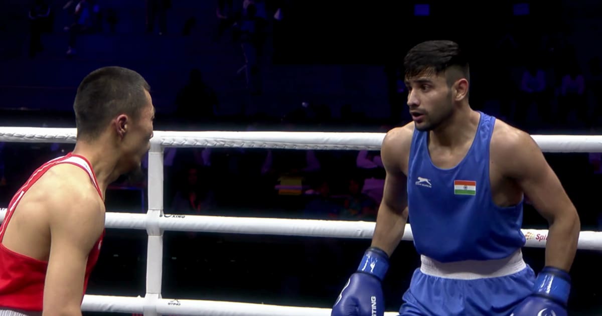 Sachin Siwach sails in the final to land gold | World Boxing Cup Finals ...