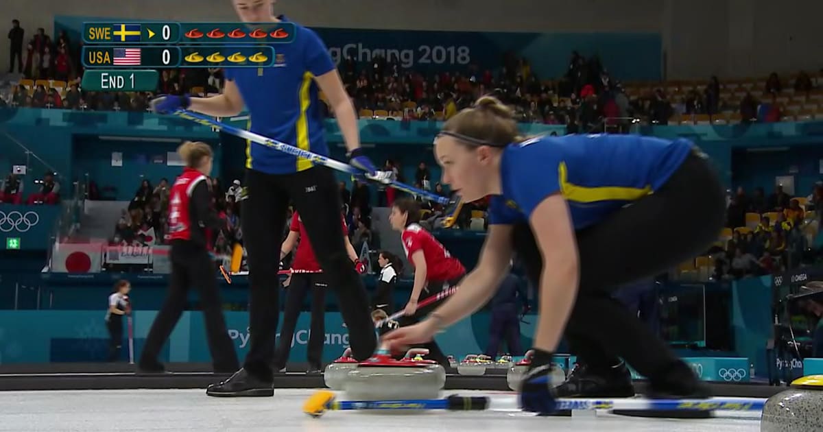 SWE v USA (Round Robin) - Women's Curling | PyeongChang 2018 Replays