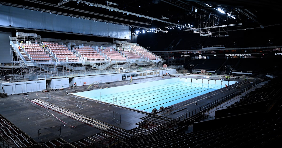 From concert hall and rugby stadium to Olympic swimming pool arena in a ...