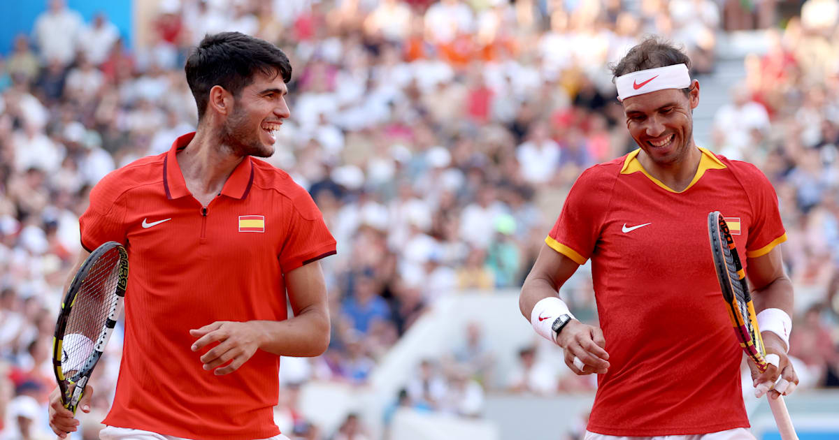 Rafa Nadal y Carlos Alcaraz: Todos los partidos de la pareja de dobles de España en los Juegos ...