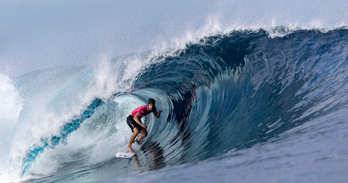 Surfing in Paris 2024: Alonso Correa, the boy who loved the sea because ...