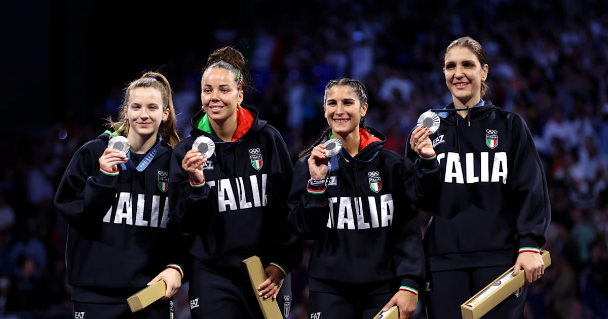 Il fioretto femminile è argento alle Olimpiadi di Parigi 2024 di scherma · Risultati Italia