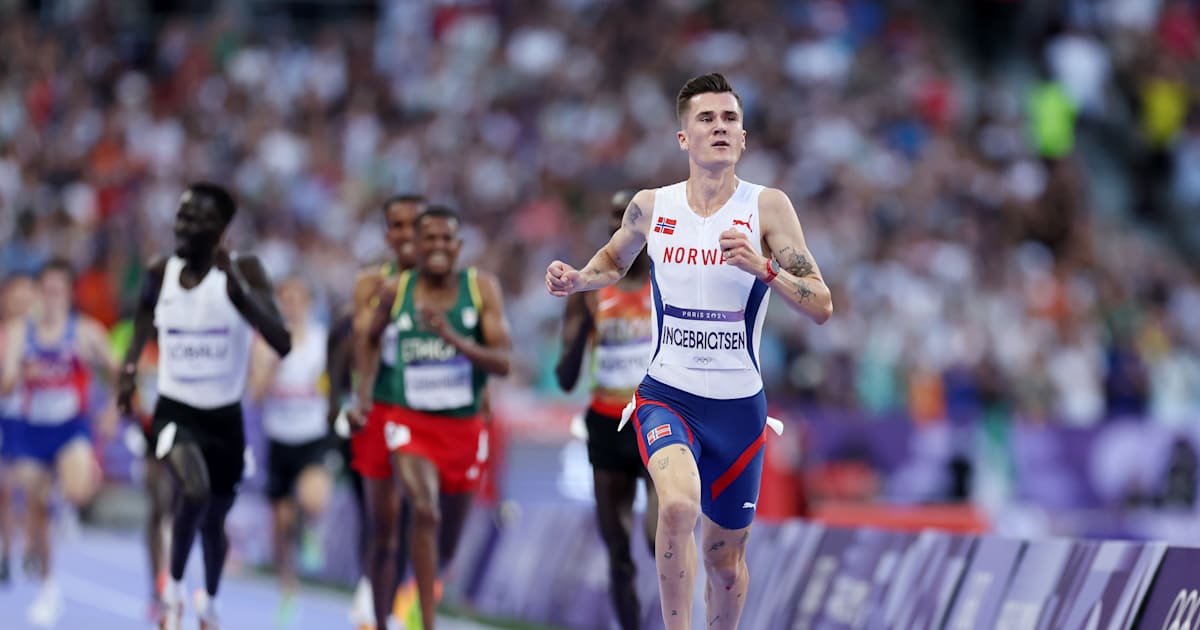 Paris 2024 athletics: Double world champion Jakob Ingebrigtsen captures ...