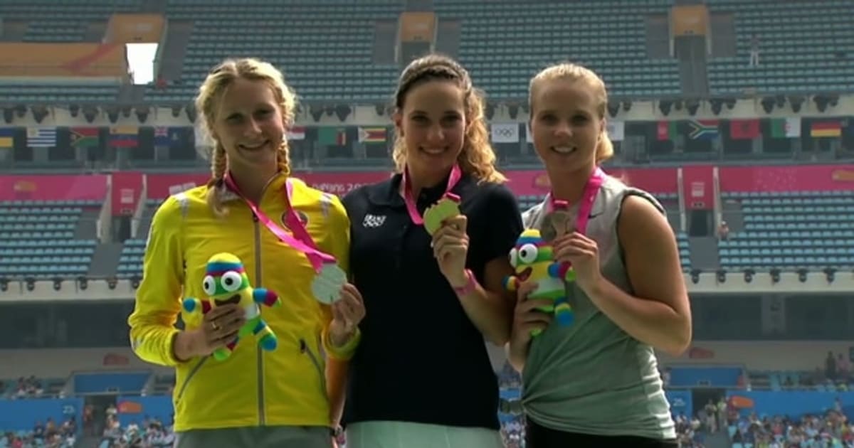 Laura Valette gana oro en 100m vallas - Atletismo | Nankín 2014