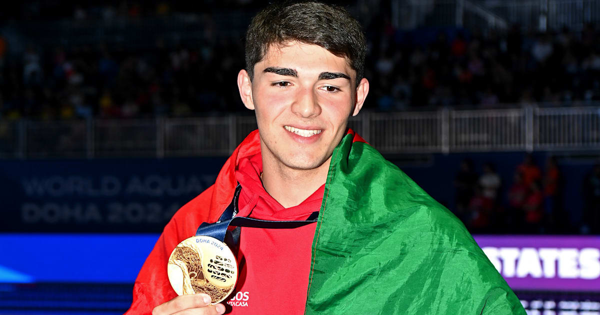 Diogo Matos Ribeiro vence os 100m borboleta e conquista segundo ouro no ...