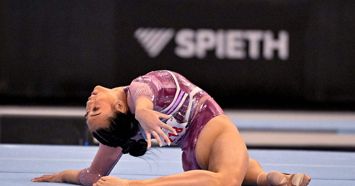 Suni Lee on Paris Trials mindset: "I just have to go out there and do my normal."