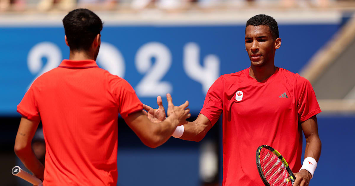 Carlos Alcaraz (ESP) v Felix Auger-Aliasimme (CAN) - Men's Singles Semi ...
