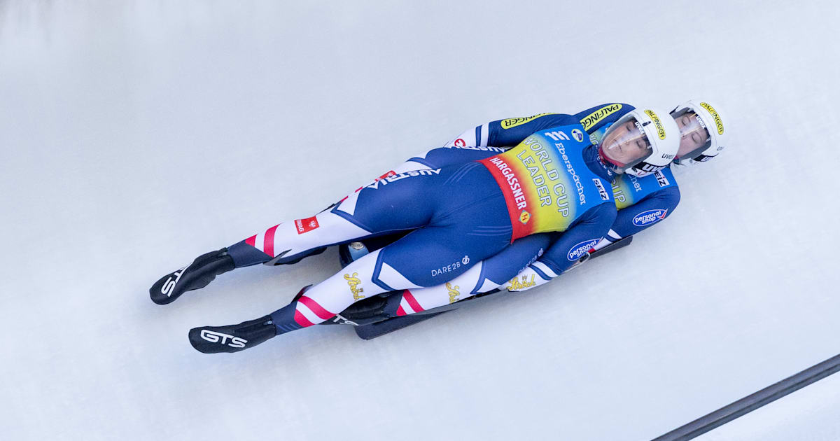 What are the luge double events?