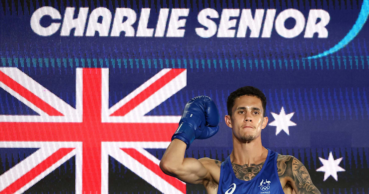 Paris 2024 boxing: Australia’s Charlie Senior and Kyrgyzstan’s Javier ...
