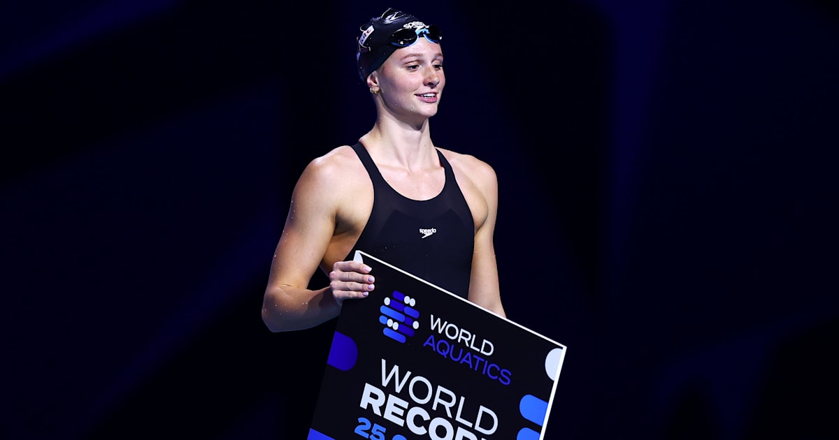 Summer McIntosh, Kate Douglass and Gretchen Walsh set world record ...