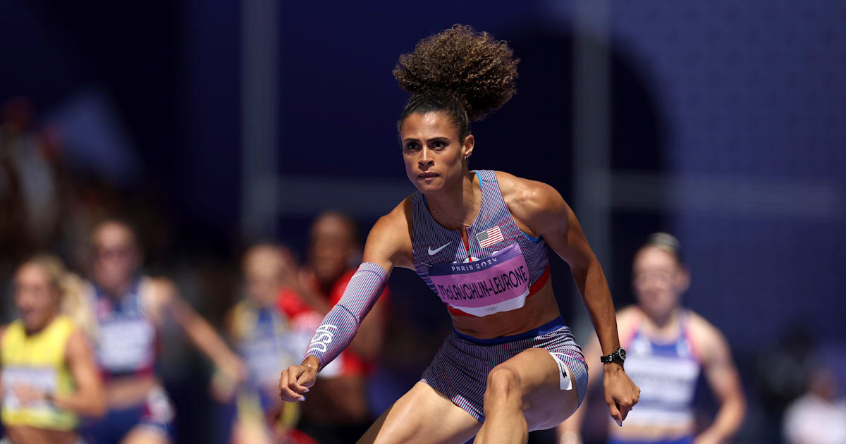 Sydney McLaughlin-Levrone and Femke Bol begin women’s 400m hurdles ...