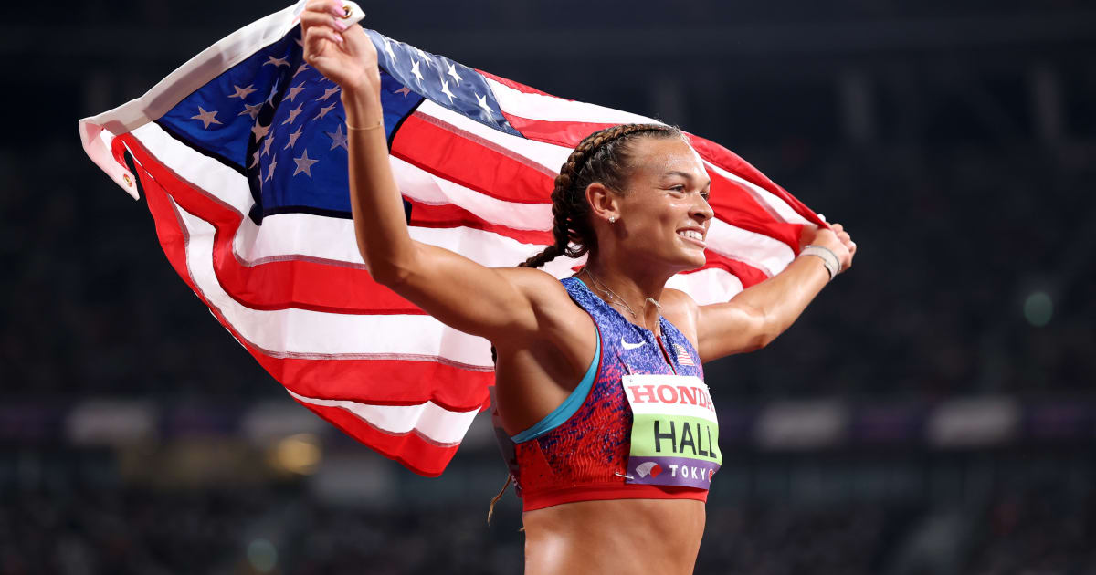 Heptathlon world champion Anna Hall announces engagement to NFL player ...
