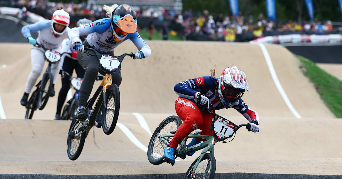 Willoughby and Daudet win World Championship BMX racing titles at Rock ...