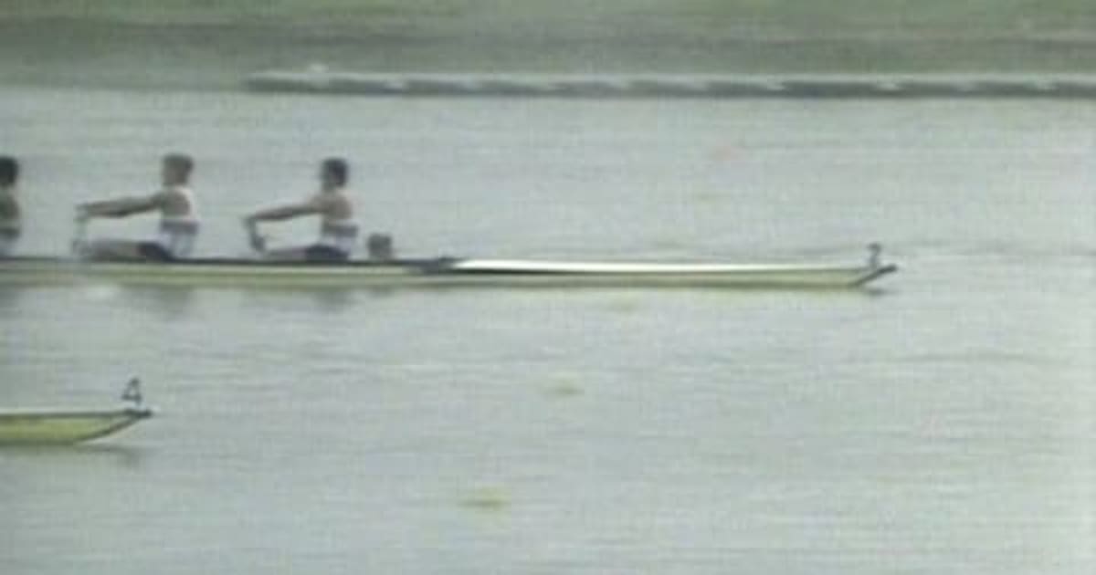 Steve Redgrave's first rowing Olympic gold - Los Angeles 1984