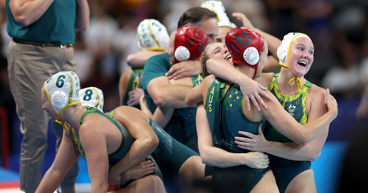 Australia reach women's water polo final at Paris 2024 Olympics | Video ...