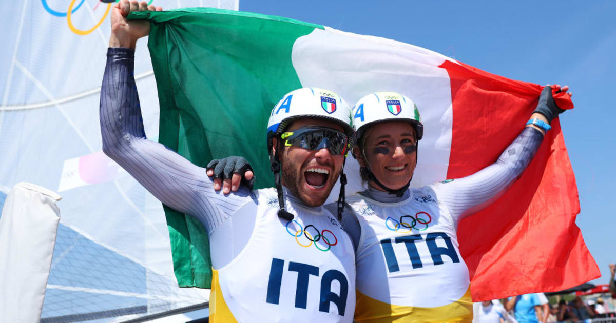 Paris 2024 Sailing: All results, as Italy sail to back-to-back Olympic ...