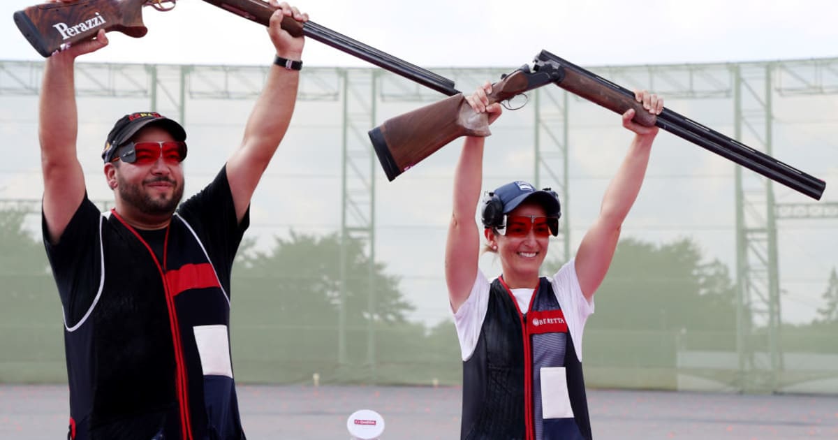 Shooting | Mixed Team Trap Final | World Cup Rifle / Pistol / Shotgun ...