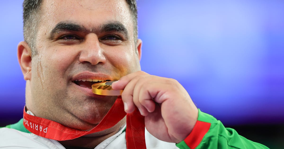 Jeux Paralympiques de Paris 2024 | Para powerlifting : Ahmad Aminzadeh ...