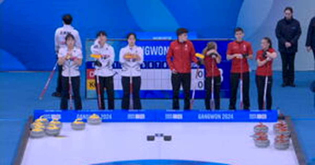 Mixed Team Round Robin DEN - KOR | Curling | Highlights | Winter Youth ...