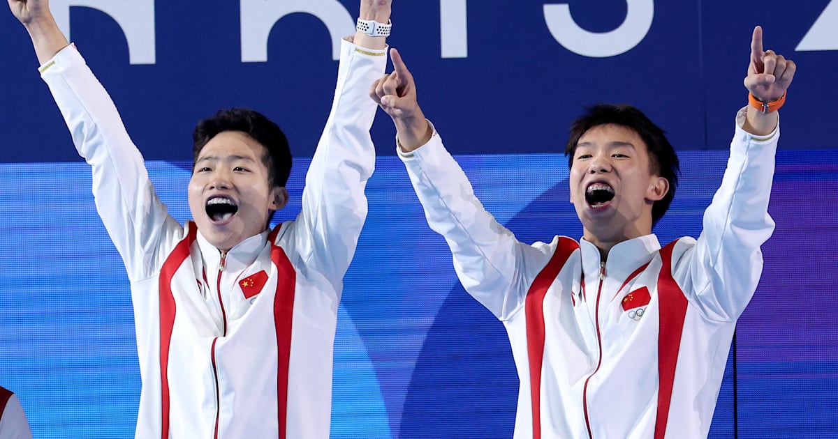 Men's Synchronised 3m Springboard Final | Diving | Olympic Games Paris 2024