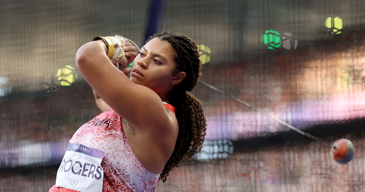 Paris 2024 athletics: Canada’s Camryn Rogers unleashes fifth-round ...