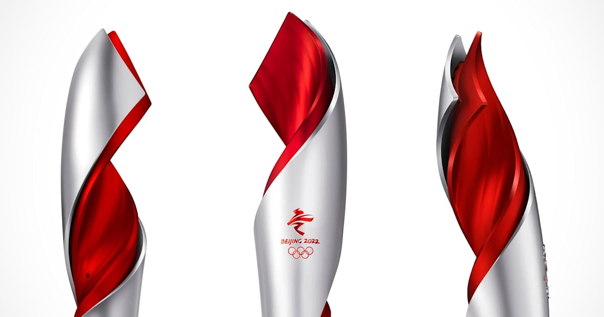 Full set of Olympic torches from The Olympic Museum in Beijing for ...