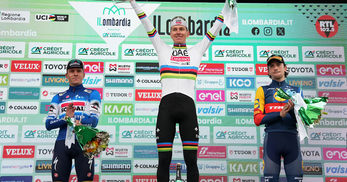Il Lombardia 2024: Tadej Pogacar becomes first man in 75 years to win four straight Giro di ...